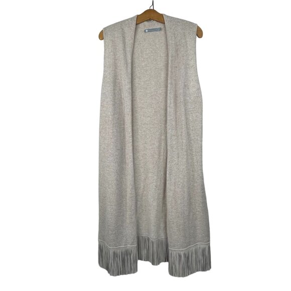 InCashmere | Sweaters | In Cashmere Cardigan Open Front Duster Suede ...